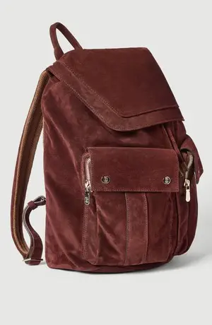 Brunello Cucinelli Suede Leisure Backpack