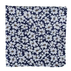 ASCENTIX Simple And Classy Cotton Foral Handkerchief