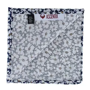 ASCENTIX Simple And Classy Cotton Foral Handkerchief