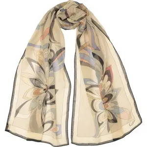 ELIZABETTA Lianalong Silk Scarf For - Tan