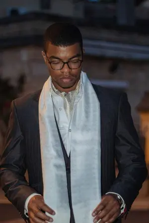 ELIZABETTA Valentino Silk Ascot Cravat Tie