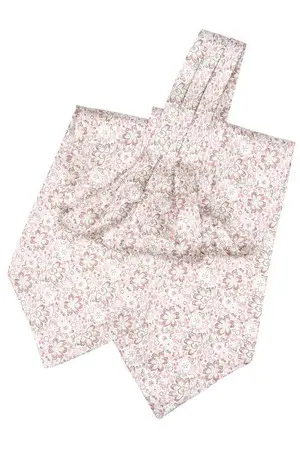 ELIZABETTA Salvadori Silk Ascot Cravat - Pink