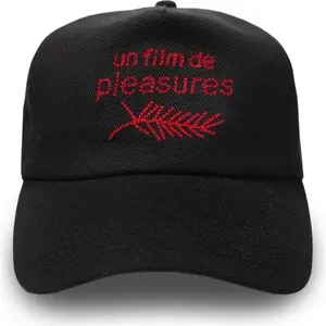 PLEASURES Film Snapback Baseball Cap - Black