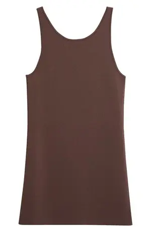 TOTEME Classic Compact Knit Tank - Walnut
