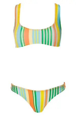 MAAJI Deep Sea Lines Iconic Reversible Bikini Bottoms