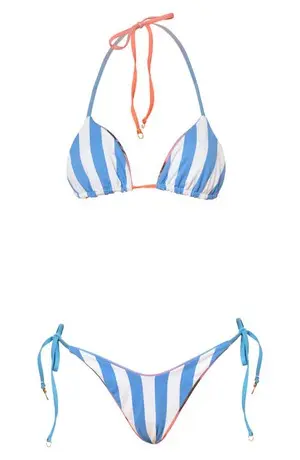 MAAJI Peach Drift Sunshine Reversible Side Tie Bikini Bottoms
