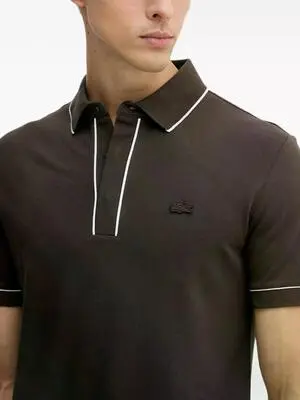 Lacoste Piped-trim Short-sleeve Polo Shirt