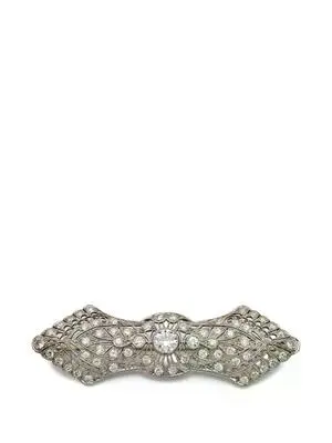 JEWELS AFICIONADO Diamond Brooch - Silver