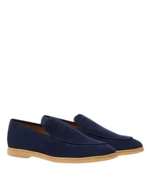 Eleventy Suede Loafers - Blue