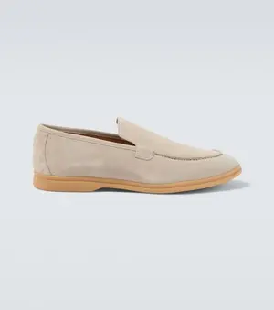 Eleventy Suede Loafers - Grey