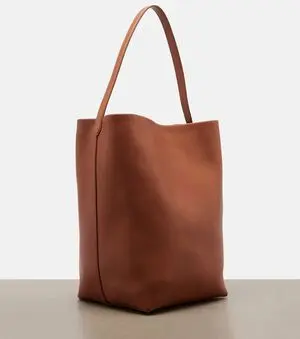THE ROW N/s Park Large Leather Tote Bag