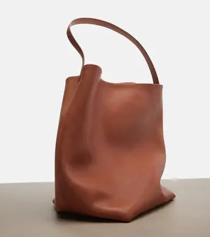 THE ROW N/s Park Large Leather Tote Bag