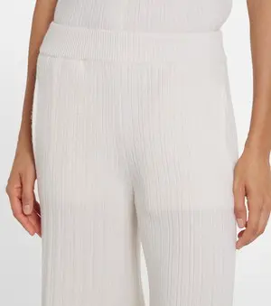 Eleventy Wool And Cashmere Straight Pants