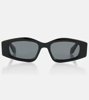 Alaïa Rectangle Sunglasses - Black