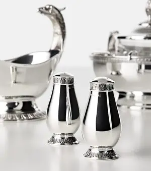 Christofle Malmaison -plated Salt And Pepper Shakers