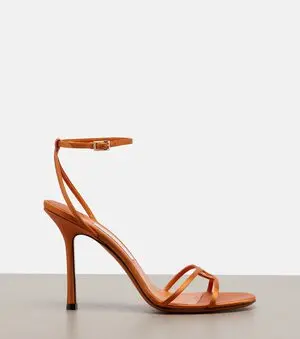 JIMMY CHOO 1998 Leo Satin Sandals