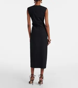 Veronica Beard Marisabel Cotton-blend Midi Dress