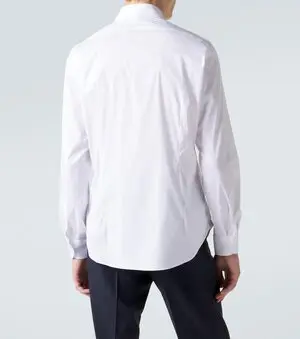 Eleventy Cotton-blend Poplin Shirt