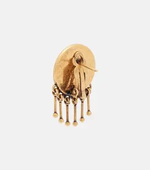 Versace Medusa Medallion Dangle Earrings