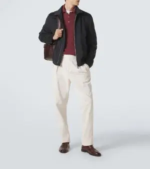 Brunello Cucinelli Virgin Wool Blouson Jacket - Grey
