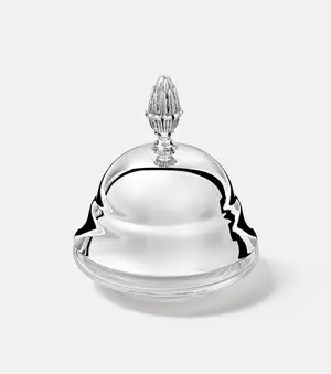 Christofle Malmaison -plated Butter Dish - Silver