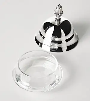 Christofle Malmaison -plated Butter Dish