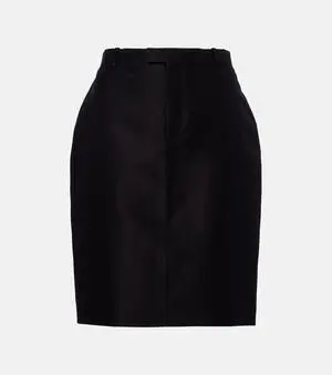 Gucci Silk Miniskirt - Black