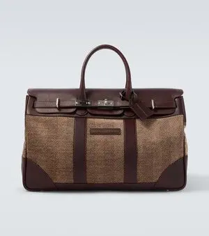 Brunello Cucinelli Silver Tone Bags For Men
