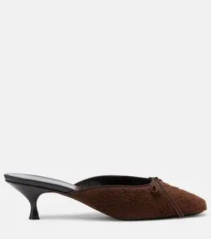 HERBERT LEVINE Shearling Mules