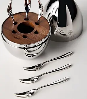 Christofle Mood Yummy -plated 6-piece Fork Set