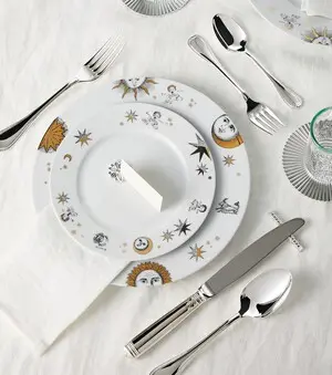 Christofle Malmaison -plated 5-piece Cutlery Set - Silver