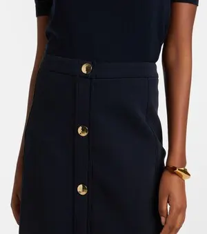 Max Mara Buttoned Front Midi Skirt