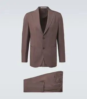 Eleventy Single-breasted Suit - Brown