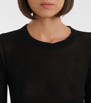 Rick Owens Ribbed-knit Jersey Top