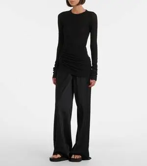 Rick Owens Ribbed-knit Jersey Top