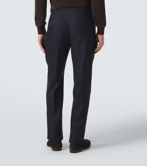 LARDINI Wool Slim Pants
