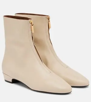 HERBERT LEVINE Leather Ankle Boots