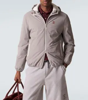 Brunello Cucinelli Technical Puffer Jacket - Grey