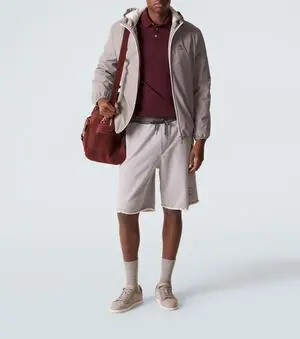 Brunello Cucinelli Technical Puffer Jacket - Grey