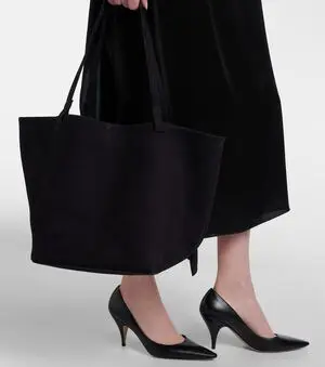 THE ROW Park Three Suede Tote Bag