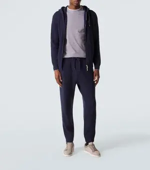 Brunello Cucinelli Ribbed-knit Cashmere Zip-up Cardigan
