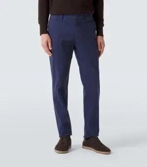 Eleventy Cotton Straight Pants