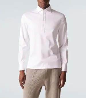 Brunello Cucinelli Cotton Jersey Polo Shirt