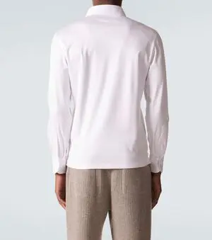 Brunello Cucinelli Cotton Jersey Polo Shirt
