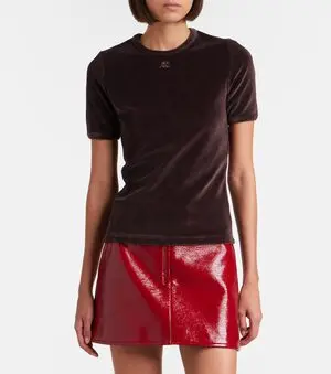 COURREGES Courrèges Velvet T-shirt