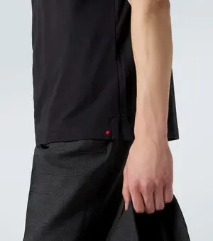Kiton Cotton Polo Shirt - Black