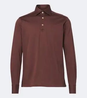 Kiton Cotton Polo Shirt - Brown