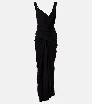 Rick Owens Strutter Gathered Maxi Dress
