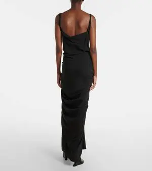 Rick Owens Strutter Gathered Maxi Dress