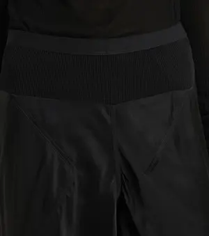 Rick Owens Wide-leg Bias Cady Crêpe Pants